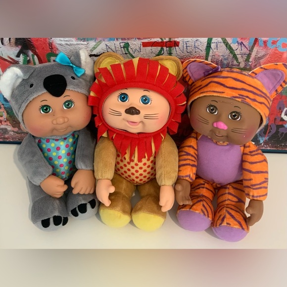 CPK | Toys | Cabbage Patch Kids Cuties Zoo Friends 9inch Plush Dolls ...